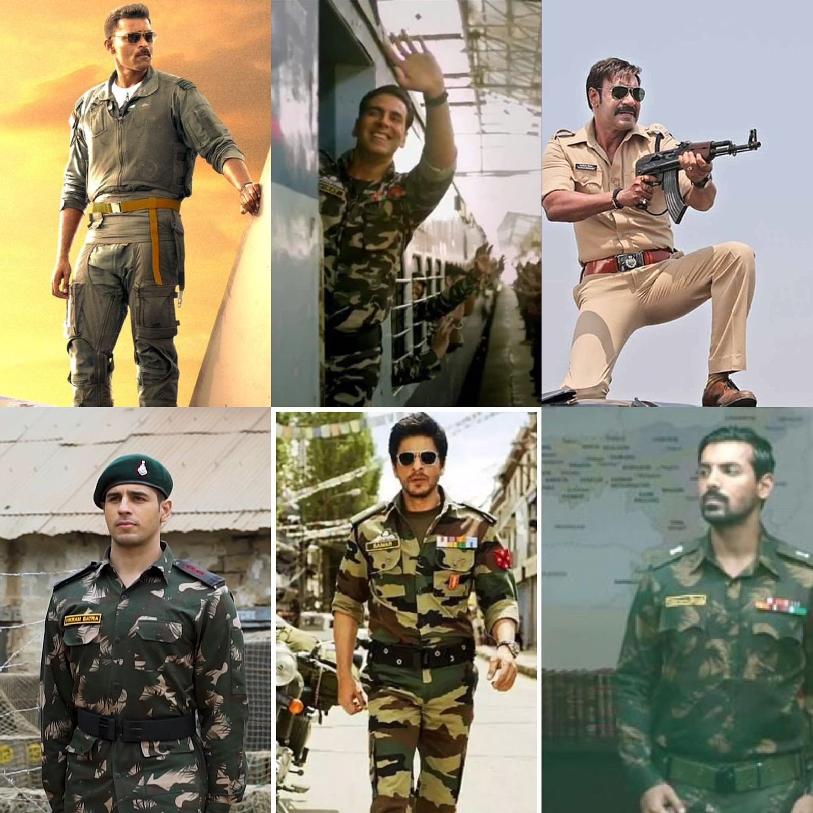 From Upcoming to Iconic: Bollywood Actors in Uniform We Can't Get Over ...