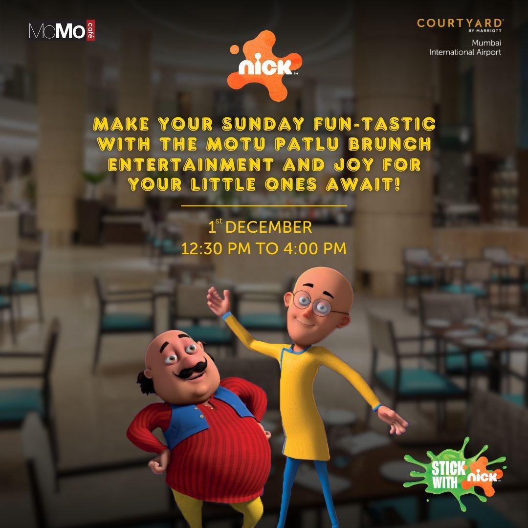 Dive Into Motu Patlu’s world this Sunday with Nick and Courtyard by ...